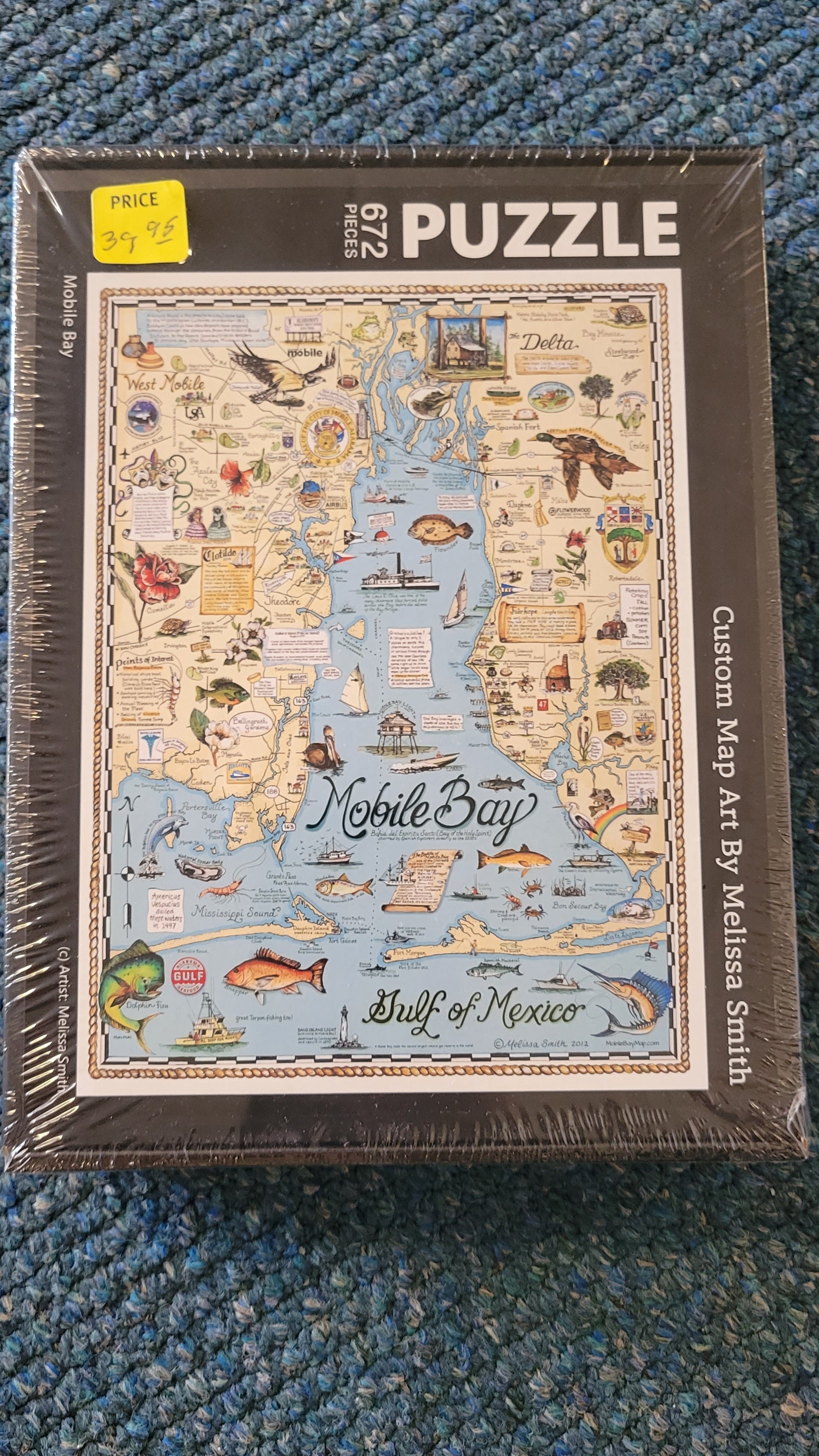 Mobile Bay Alabama Puzzle – Keith Map Service, Inc.