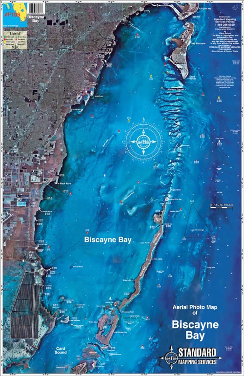 Biscayne Bay Aerial Chart F106 – Keith Map Service, Inc.