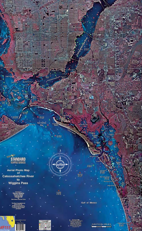 Caloosahatchee River to Wiggins Pass Aerial Chart F111 – Keith Map ...