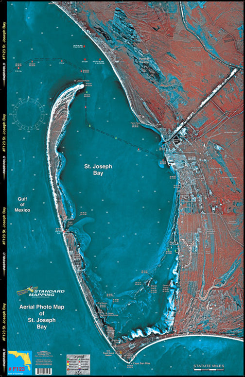 St Joseph Bay Aerial Chart F123 – Keith Map Service, Inc.