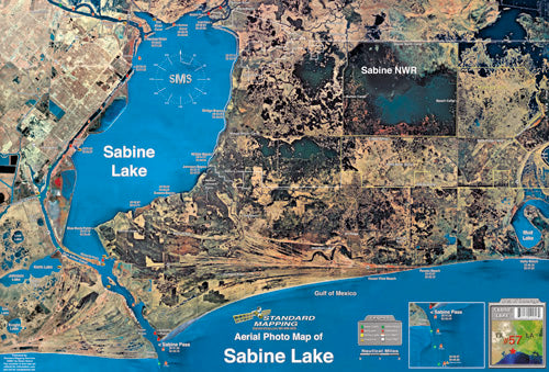 Sabine Lake Aerial Chart LA57 – Keith Map Service, Inc.
