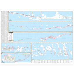 Florida Keys, FL Wall Map – Keith Map Service, Inc.