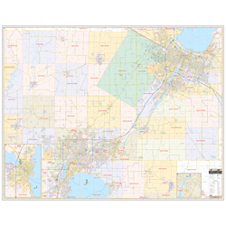 Fox Cities, WI Wall Map – Keith Map Service, Inc.