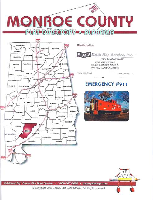 Monroe County AL Plat Book – Keith Map Service, Inc.