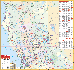 California North Wall Map – Keith Map Service, Inc.