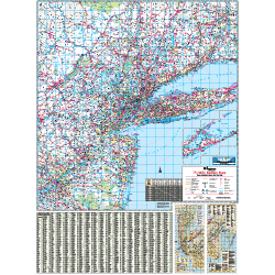 New York Tri-State Vicinity Wall Map – Keith Map Service, Inc.