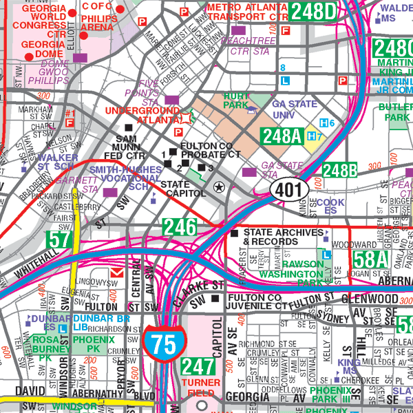 Georgia Map With Cities And Zip Codes Map Of Georgia Cities And