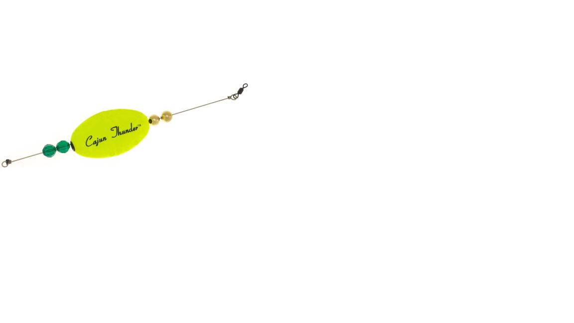 Cajun Thunder Weighted Float 2.5" Oval 1Pk Fluorescent Yellow – Keith ...
